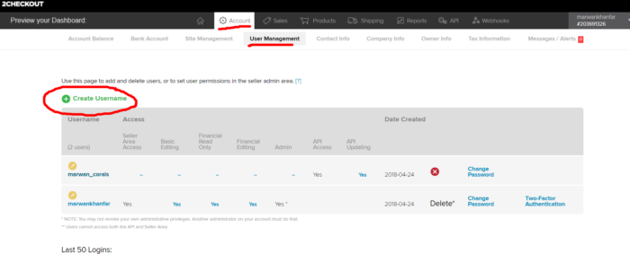 2Checkout Configuration | Laraship