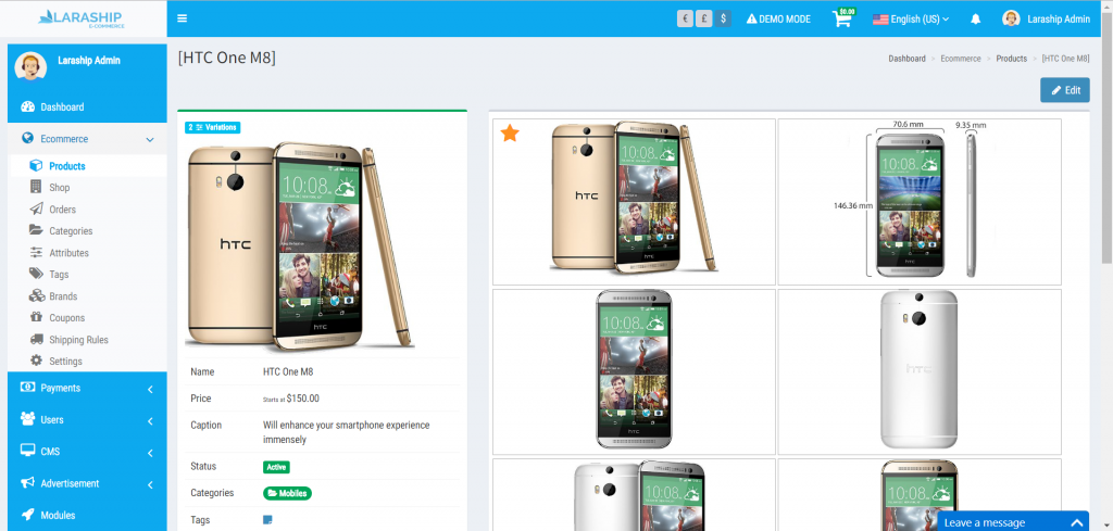 Laraship Laravel Ecommerce: Powerfull Shopping Cart