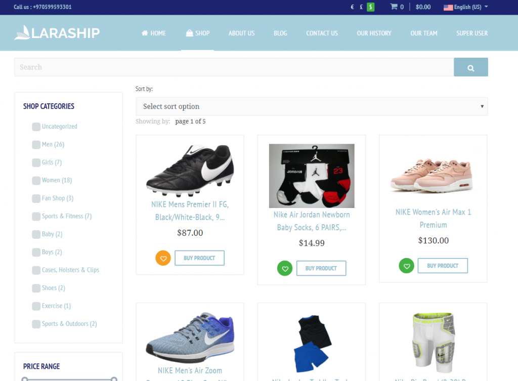 Laraship Elite Platform | Laraship