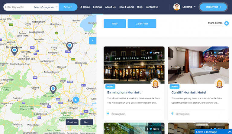 Laravel Directory By Laraship | A Complete Geo Listing Management