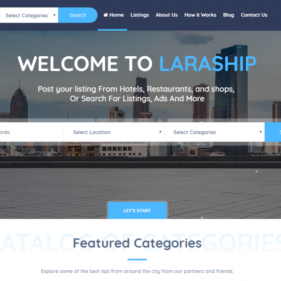 Laravel Directory By Laraship | A Complete Geo Listing Management