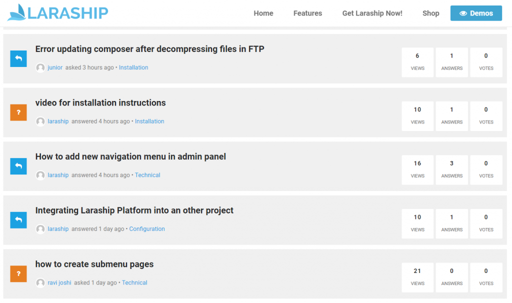 Welcome to Laraship: the Best Laravel Admin Panel Ever