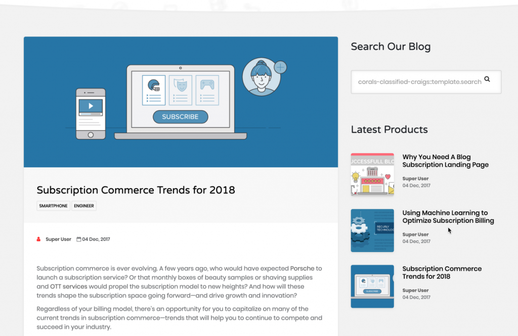 Classified Craigs Theme | Laraship