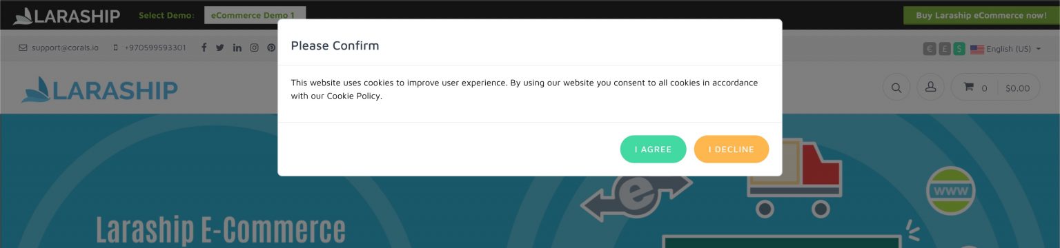 Content Consent | Laraship