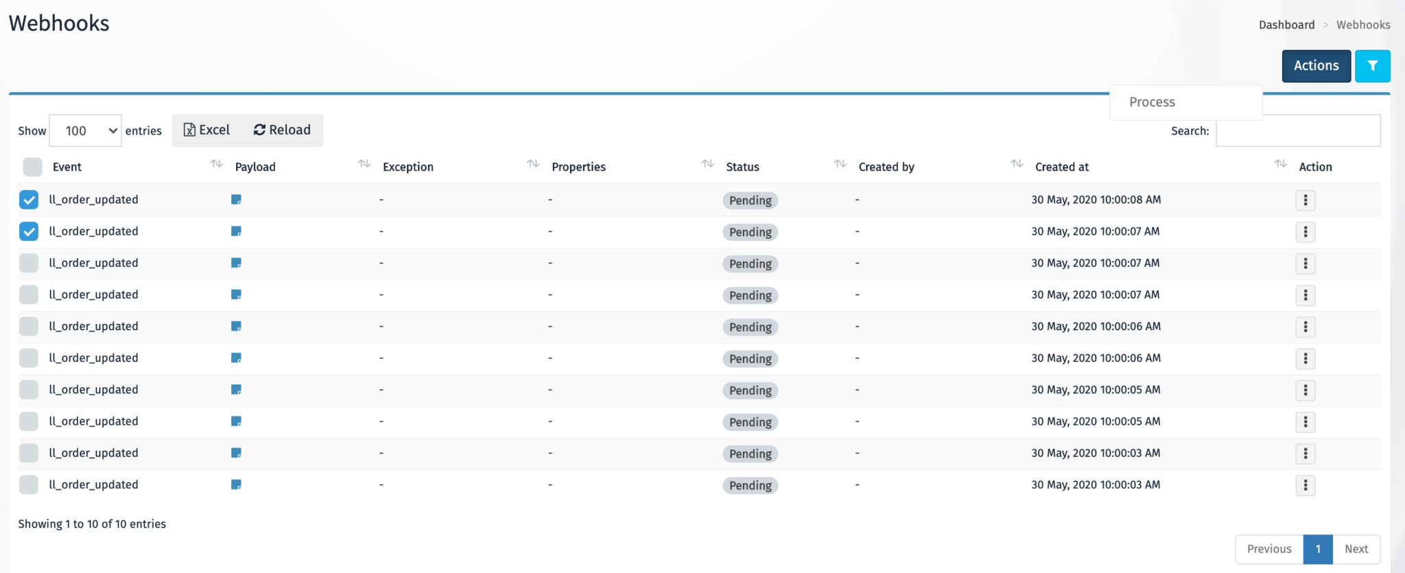 Webhooks Handler | Laraship
