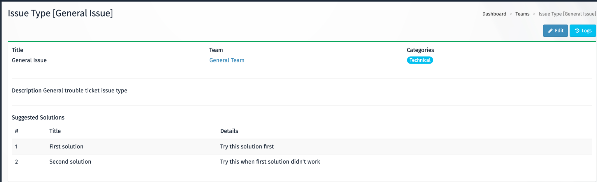 Tickets (Issue) Types | Laraship