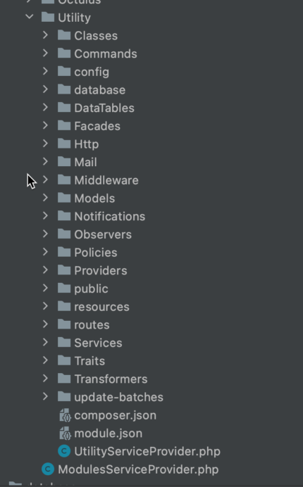 Module Structure | Laraship